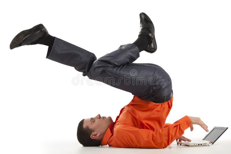 Man Bending Over Computer Stock Photos - Free & Royalty-Free Stock ...