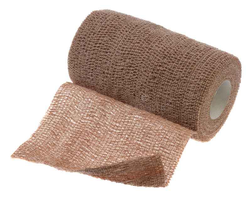 Flexible Cohesive Bandage Wrap Stock Photo - Image of bandage, roll ...