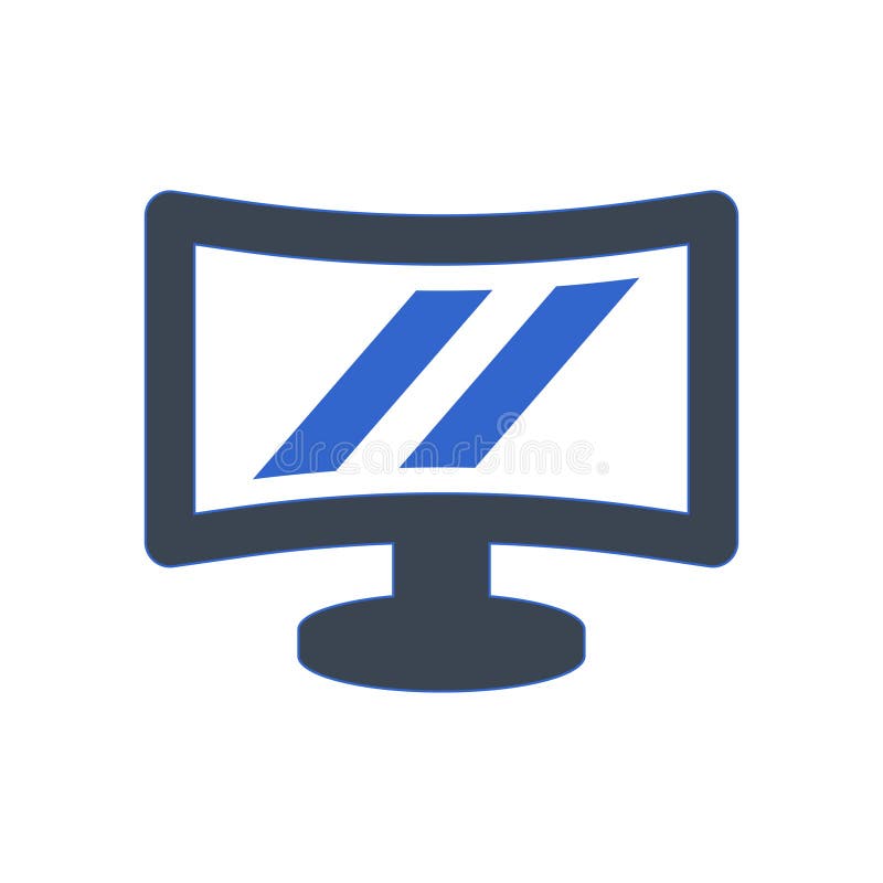 Flexible display icon stock vector. Illustration of technology - 350120844