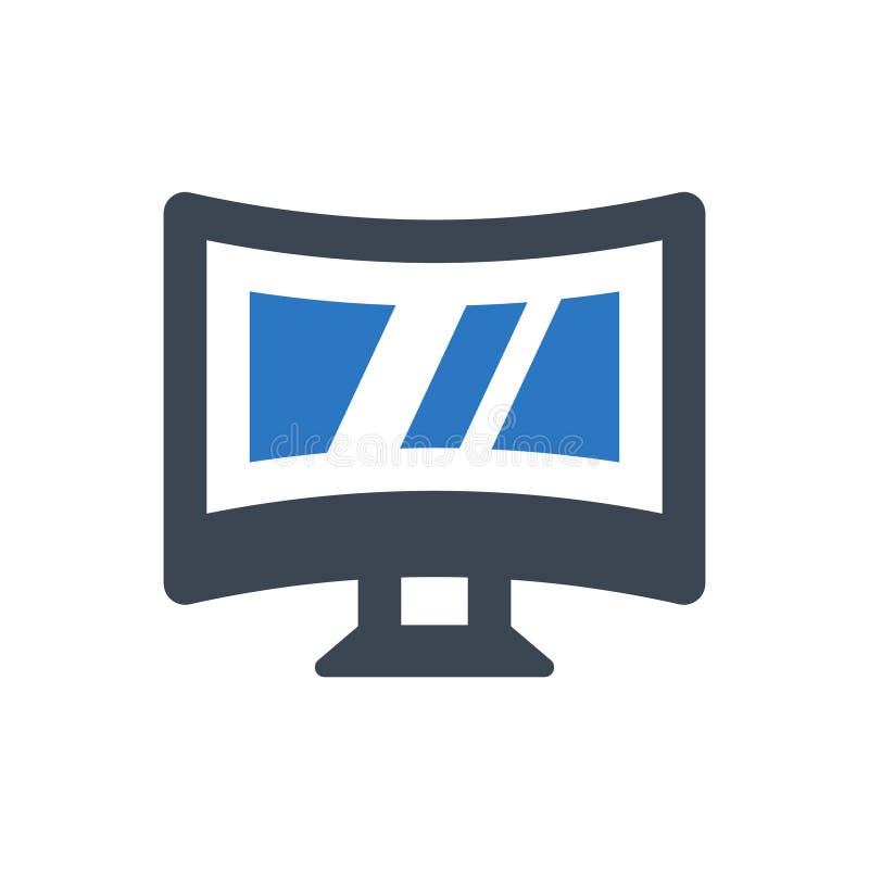 Flexible Display Icon, Outline Style Stock Vector - Illustration of ...