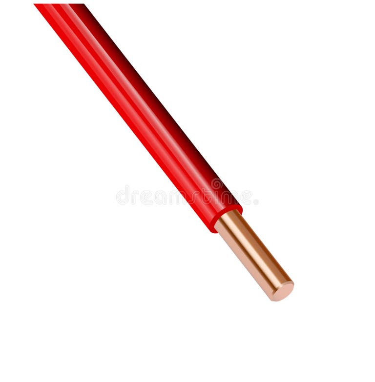 Electrical Cable Colored Insulation Stock Illustrations – 131 ...