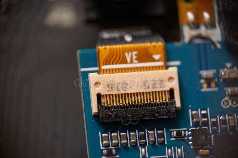 Flexible flat cable stock image. Image of flat, closeup - 166510797