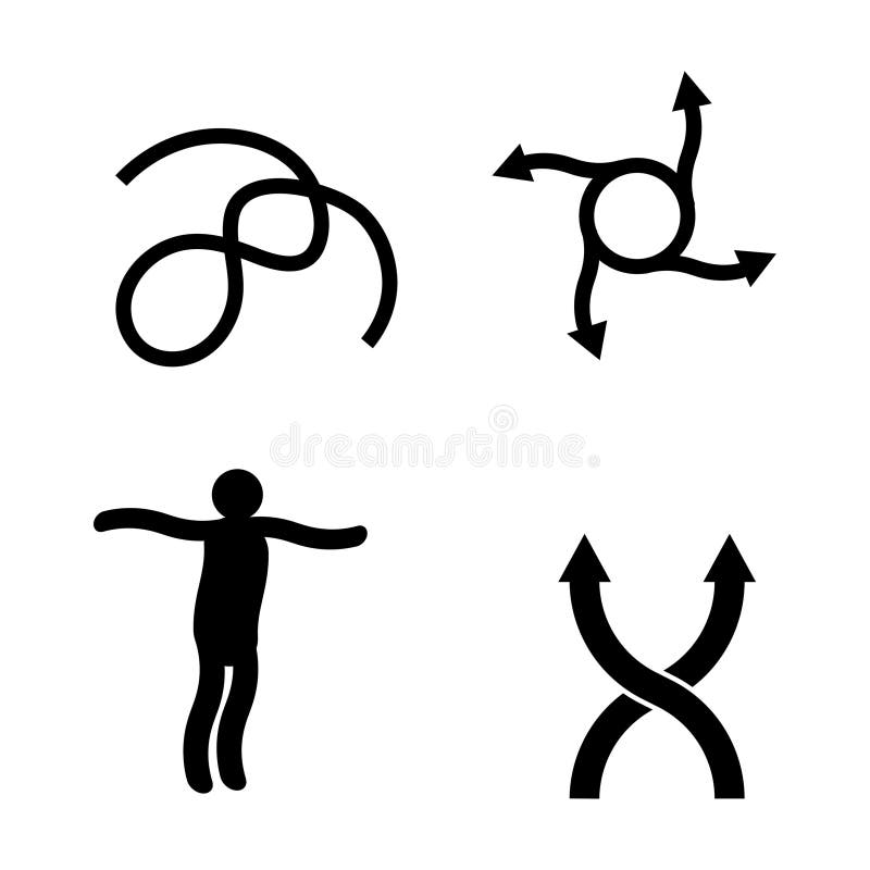 Flexibility Icon Flexibility Icon Vector Illustration Stock Vector