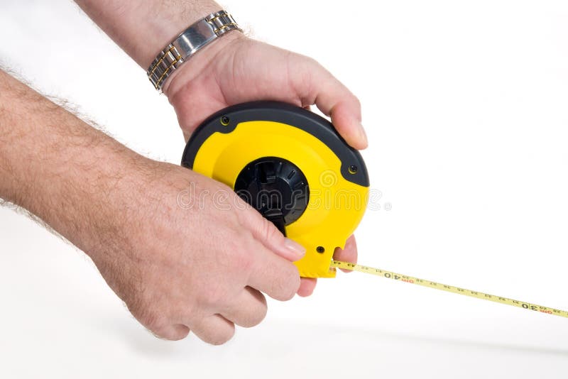 Flexible measuring tape stock image. Image of inches, unit - 9005867