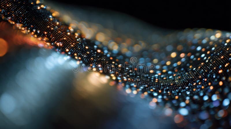 Flexible Microled Display Surface Reflecting Ambient Light Stock ...