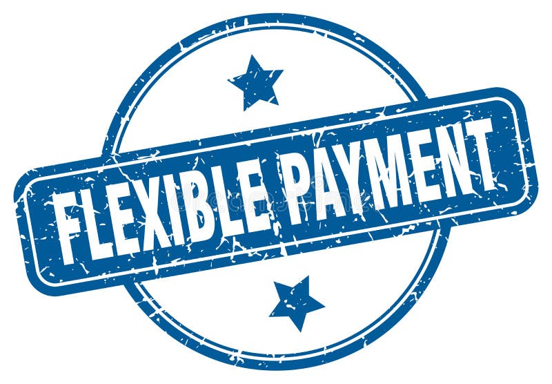 Flexible Payment Stamp. Flexible Payment Round Grunge Sign. Stock ...