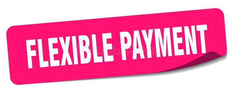 Flexible Payment Sticker. Flexible Payment Label Stock Vector ...