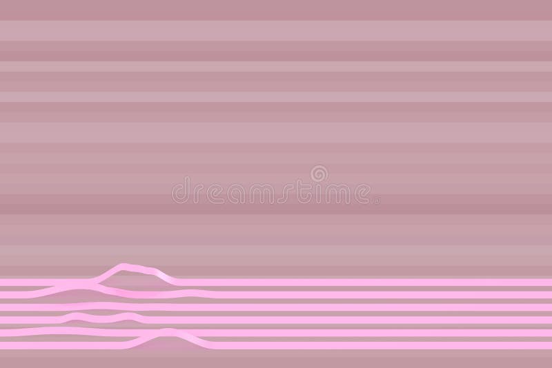 Flexible Pink Color Strips on Rose Flat Background Stock Illustration ...
