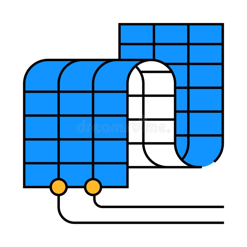Flexible Solar Panel Stock Illustrations – 529 Flexible Solar Panel ...