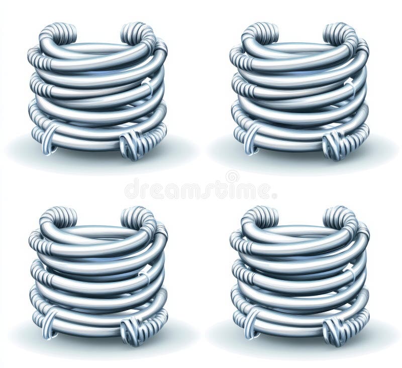 Spring Coil Shapes Collection Stock Photos - Free & Royalty-Free Stock ...