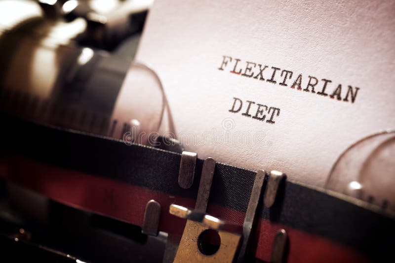 Flexitarian diet text stock photo. Image of natural - 209991884