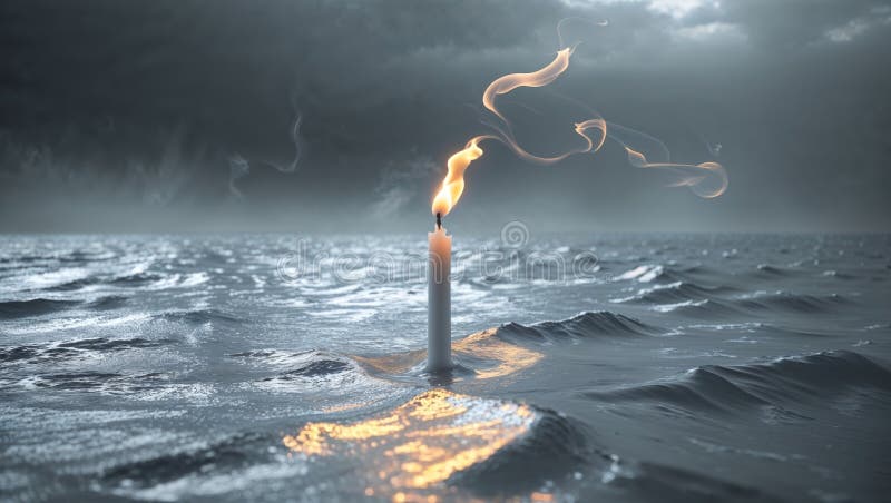 A Flickering Across a Silver Sea Stock Image - Image of slug, blinking ...