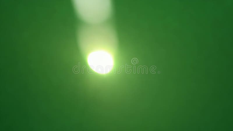Flickering Light Creates an Illusion of Depth and Movement. Green ...