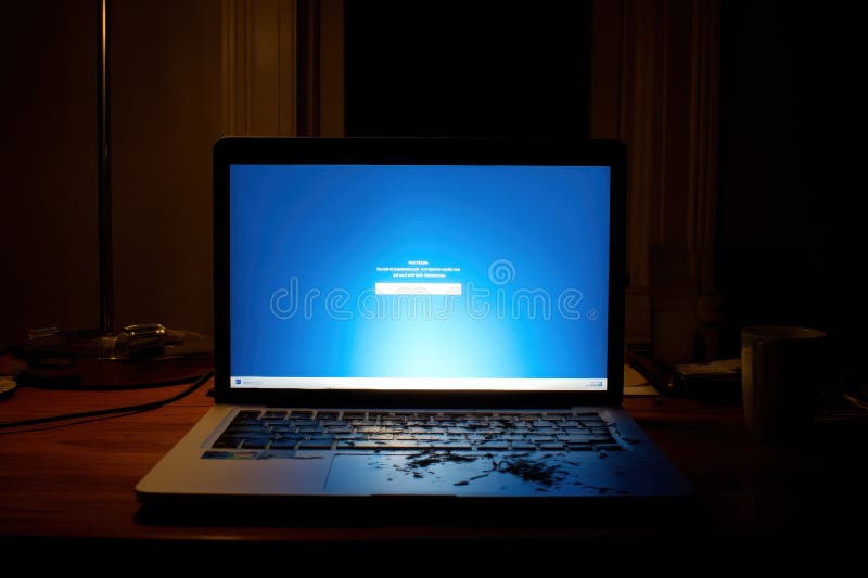 Flickering Login Screen Displaying Error Message during Late Night Work ...