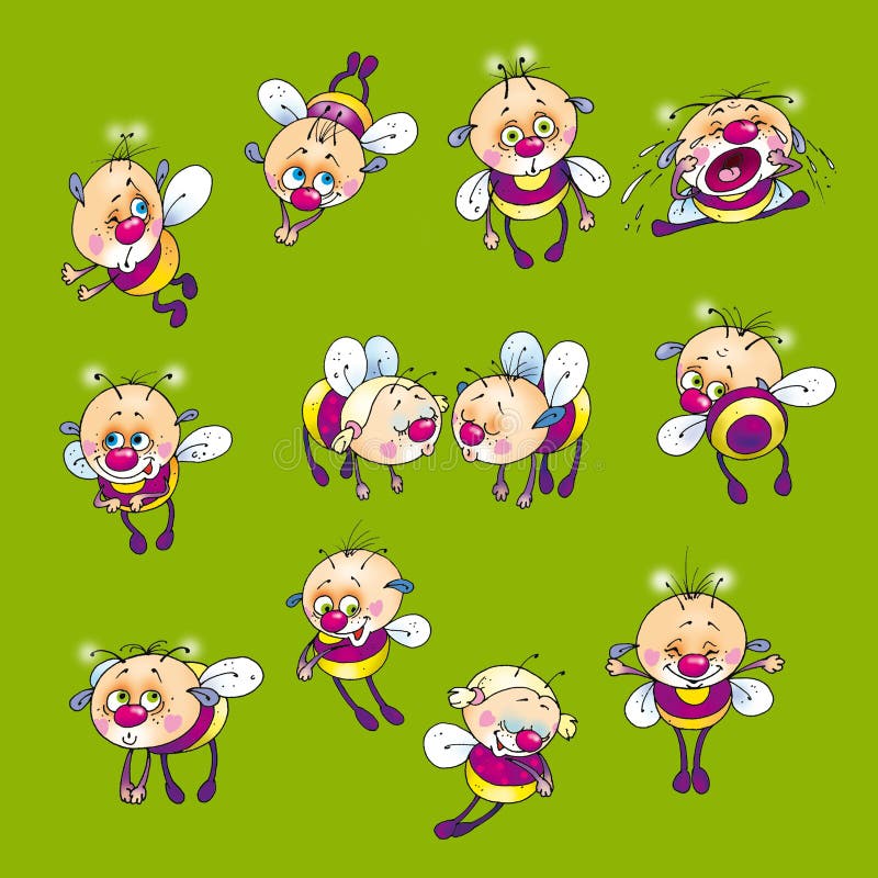 Flies stock illustration. Illustration of emotions, fright - 35257600