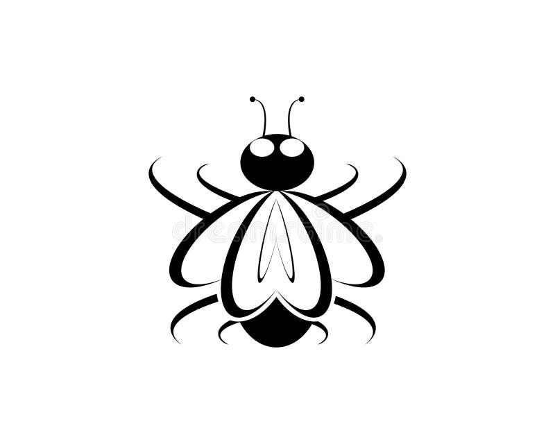 Flies Logo Vector Design Inspiration Stock Illustration - Illustration ...
