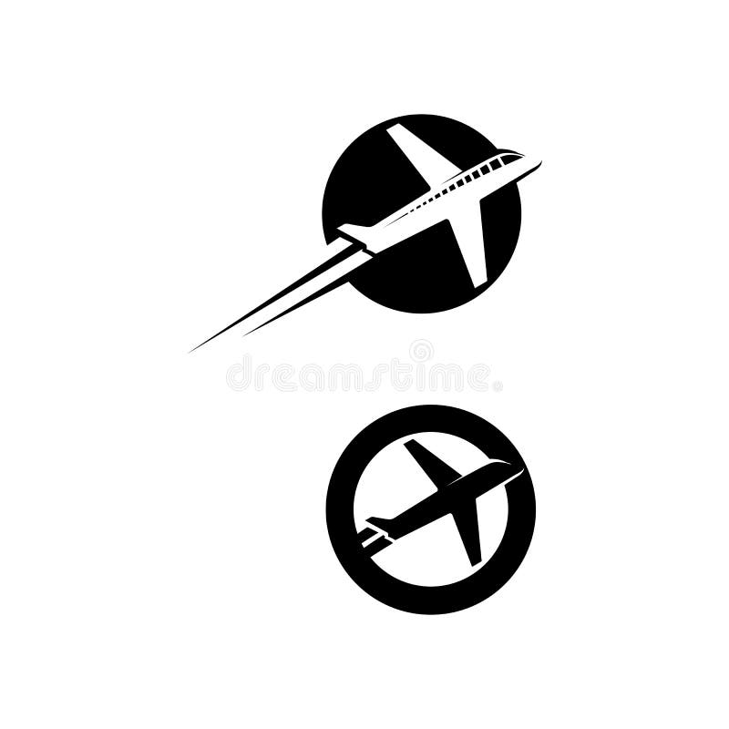 Flight Aeroplane Vector and Logo Design Transportation Stock Vector ...