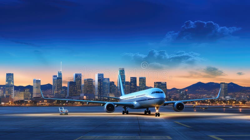 Flight Air Airport Background Stock Illustration - Illustration of ...