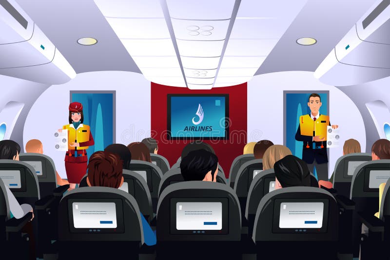 Cartoon Flight Attendant Stock Illustrations – 2,353 Cartoon Flight ...