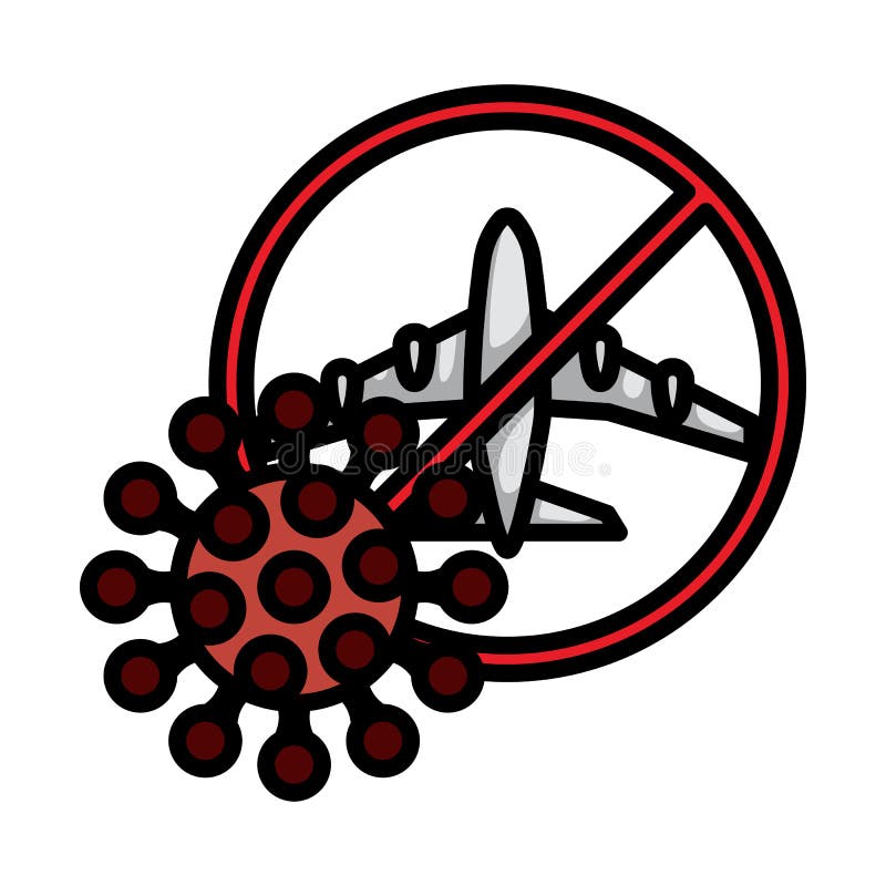 Flight Cancelled Icon stock vector. Illustration of airport - 247601882