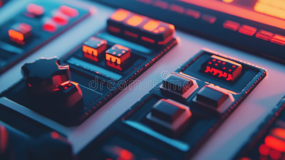 Flight Control Panel in Cockpit Stock Image - Image of controls ...