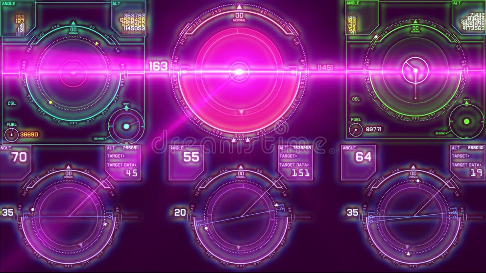 Flight Control Panel Instrument Navigation Stock Illustration ...