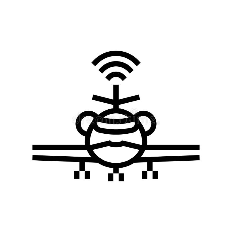 Flight Control System Aeronautical Engineer Color Icon Vector ...