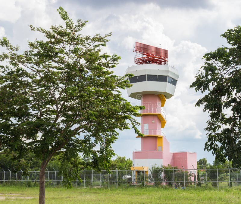 Flight control tower stock photo. Image of outdoor, command - 46798048