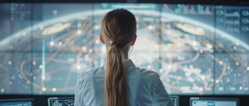 The Flight Controller Monitors the Flight Plan of the Aircraft on the ...