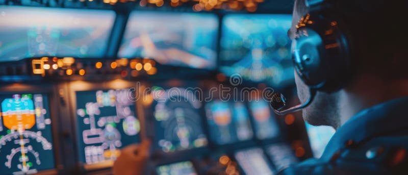The Flight Controller Monitors the Flight Plan of the Aircraft on the ...
