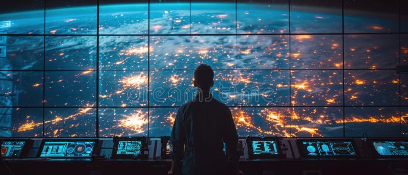 The Flight Controller Monitors the Flight Plan of the Aircraft on the ...