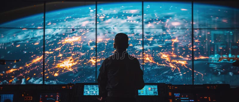 The Flight Controller Monitors the Flight Plan of the Aircraft on the ...