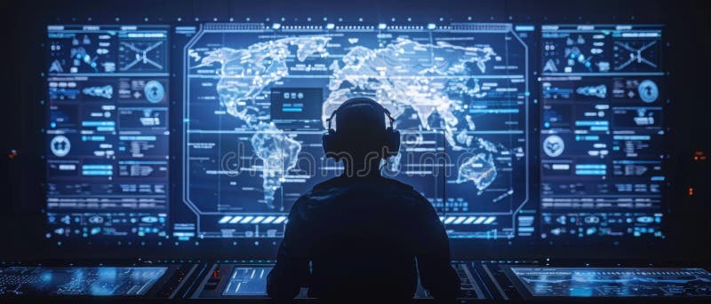 The Flight Controller Monitors the Flight Plan of the Aircraft on the ...