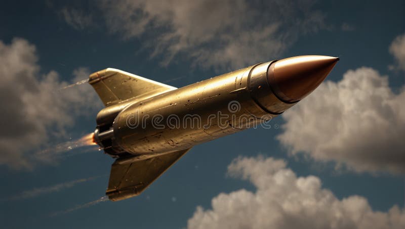 The Flight of a Cruise Missile: High-Speed Projectile Soaring through ...