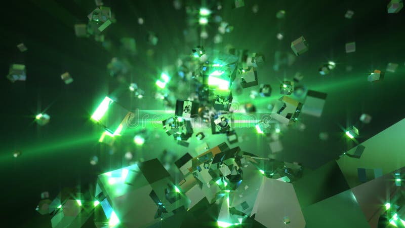 Flying Glass Loopable Background Stock Footage - Video of mirror ...