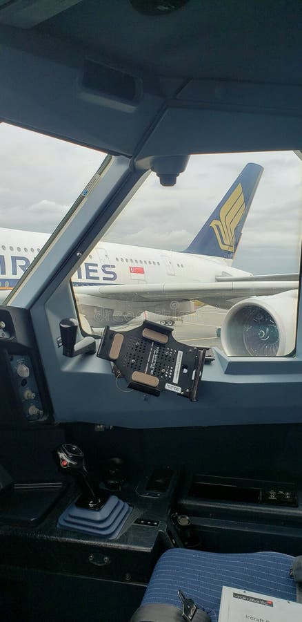 Flight Deck View Inside Instruments Editorial Photo - Image of flight ...