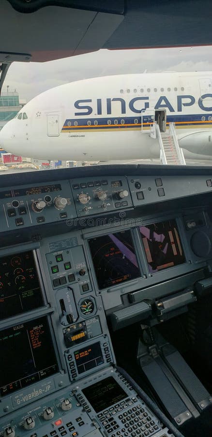 Flight Deck View Inside Instruments Editorial Photo - Image of inside ...