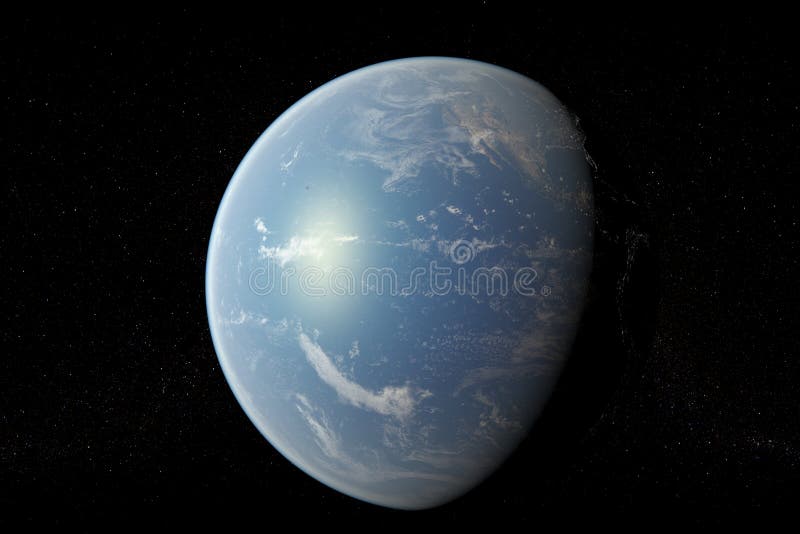 Flight earth in space stock illustration. Illustration of motion - 39595822