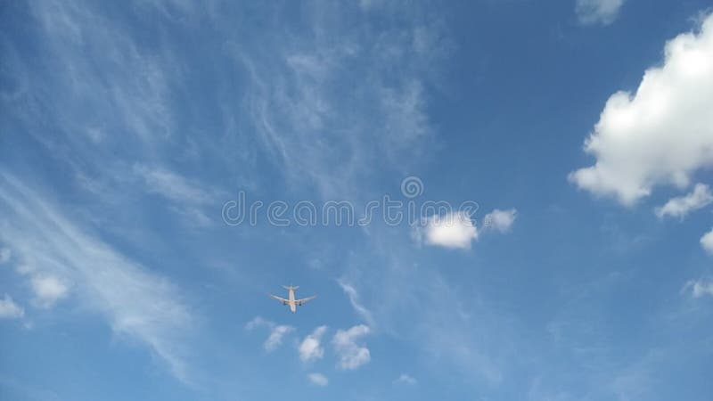 The Flight Flying on the Sky View Stock Video - Video of view, flying ...