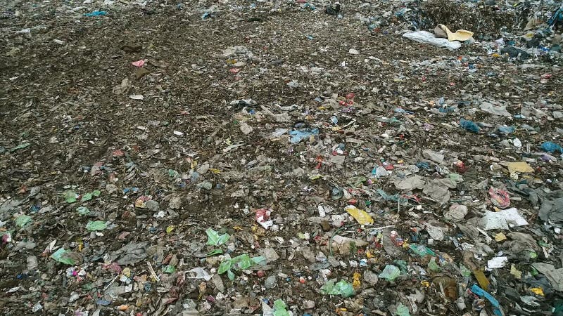 Flight Forward Over the Landfill and Garbage Stock Footage - Video of ...