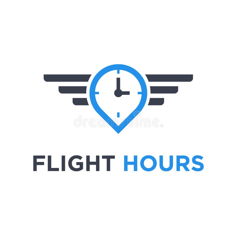 Flight Hours School Line Icon Vector Illustration Stock Vector ...