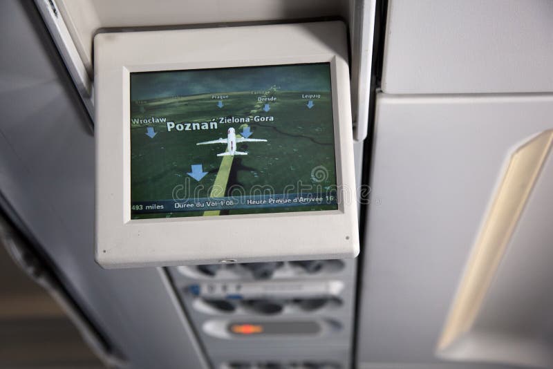 In-Flight Entertainment Screen, Inflight Screen, Seatback Screen in ...