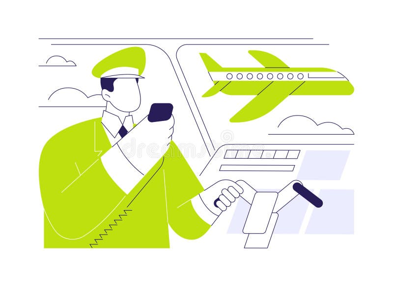 Flight Information Abstract Concept Vector Illustration. Stock Vector ...