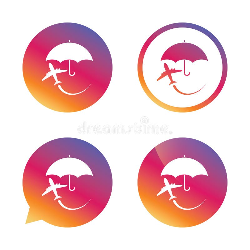 Baggage Insurance Line and Glyph Icon, Protection and Luggage, Travel ...