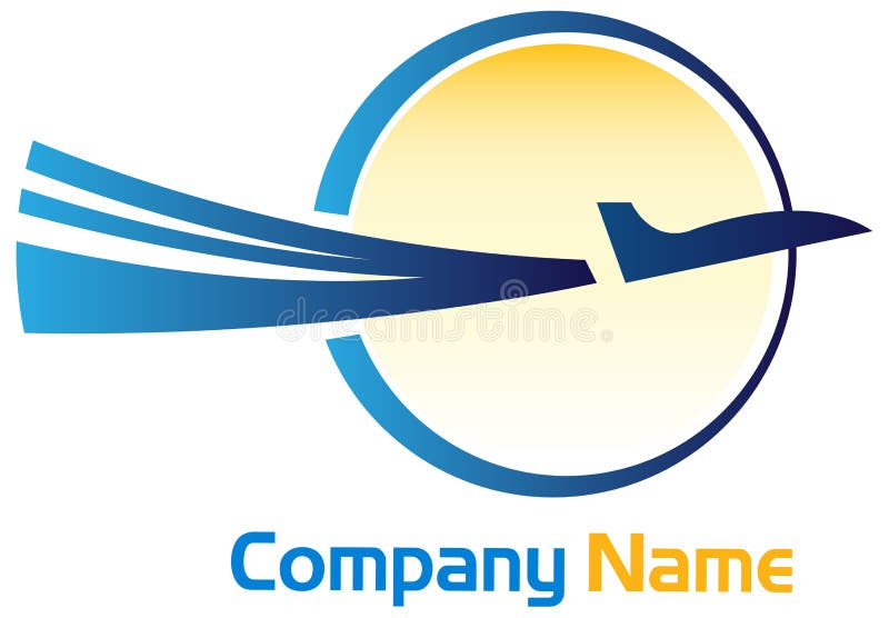 Flight logo stock illustration. Illustration of airplane - 11666015
