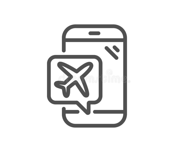 Flight Mode Icon. Airplane Mode Sign. Vector Stock Vector ...
