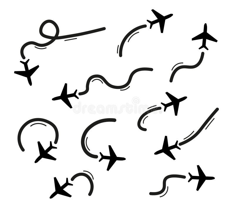 The Flight is Normal. the Plane is Heading for Landing Stock ...