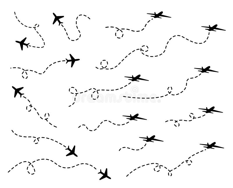 The Flight is Normal. the Plane is Heading for Landing Stock ...