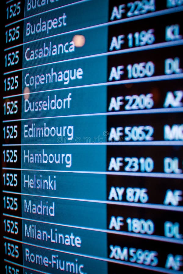 Flight numbers stock photo. Image of helsinki, digital - 39944490