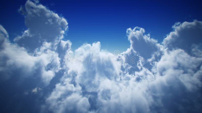 Red Sci-fi Sky Clouds Loopable Motion Graphic Background Stock Footage ...